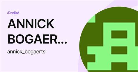 Annick Bogaerts Annickbogaerts Profile Padlet