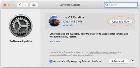 Upgrade Mac Operating System
