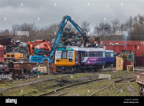 Former Arriva Northern Rail Class 142 Pacer Train 142005 Being Scrapped