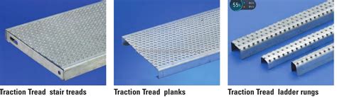 Diamond Perforated Grip Strut Safety Grating Walkway Stair Tread Plank