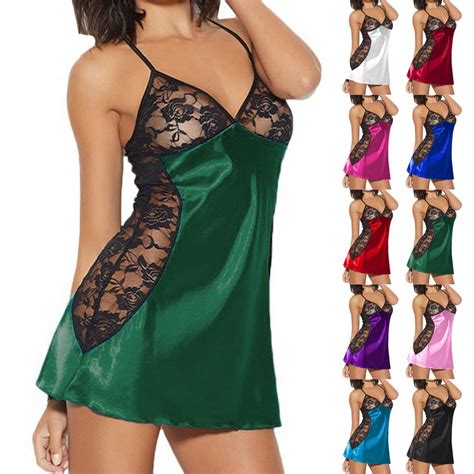 Sexy Lingerie Fashion Lace Patchwork Nightdress Sexy Set Buy Cheaply On