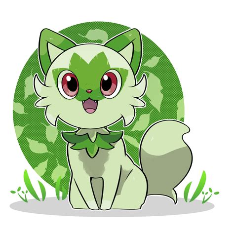 Sprigatito Cute Pokemon Pokemon Pokemon Fan Art