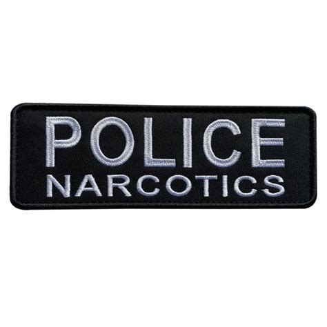 Embroidery Police Patches Uuken