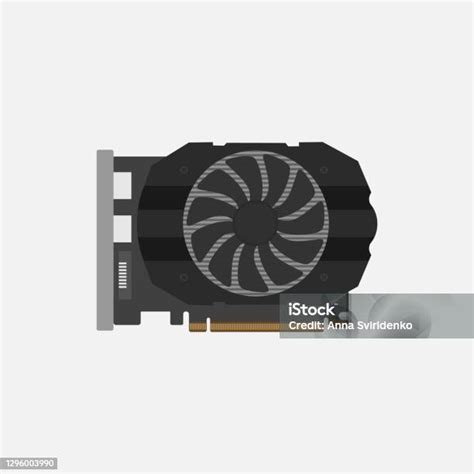 Gpu 아이콘 그래픽 프로세싱 유닛 벡터 플랫 일러스트레이션 Cpu에 대한 스톡 벡터 아트 및 기타 이미지 Cpu 광산업자