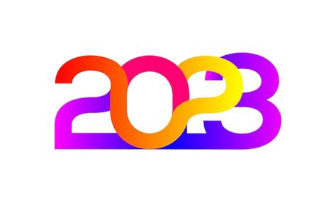 Premium Vector 2023 Colorfull Vector