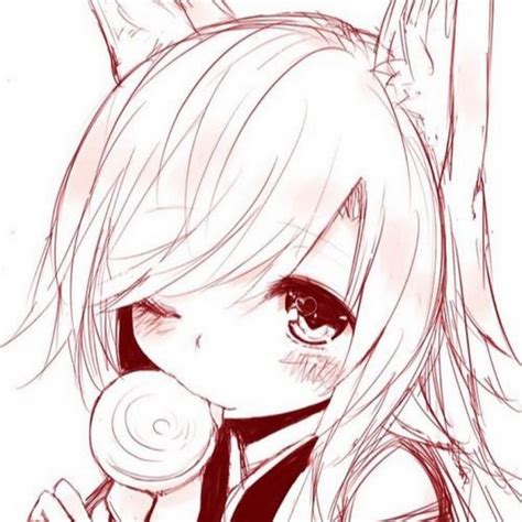 Как нарисовать девочку с ушками 32 фото