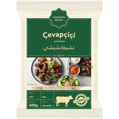 Cevapcici 600g Hacksta Halal Handla Mat Online Från Din Lokala Ica Butik