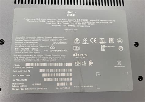 CISCO CS CODEC EQ K9 Video Conferencing Codec