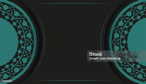 파란색 그리스 패턴의 블랙 엽서의 고급스러운 디자인 텍스트 및 추상 장식을 위한 장소가 있는 벡터 초대 카드 0명에 대한 스톡 벡터 아트 및 기타 이미지 Istock