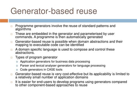 Ppt Chapter 3 Design With Reuse Powerpoint Presentation Free