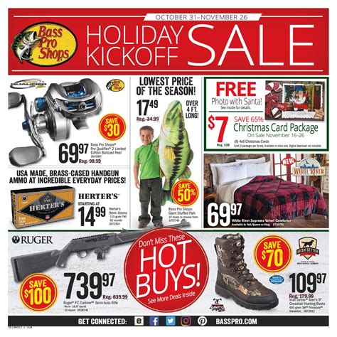 Bass Pro Shops Holiday Kickoff Sale Flyer October 31 To November 26