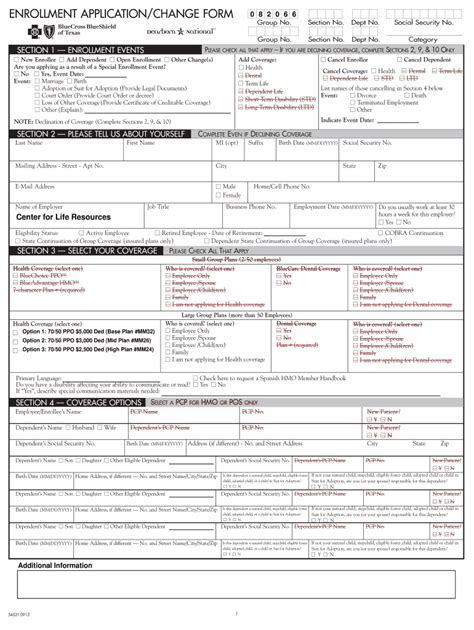 Fillable Online Please Check All That Apply If You Are Declining Coverage Complete Sections 2