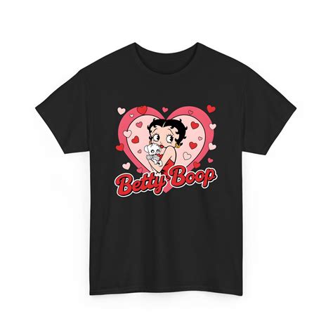 Betty Boop Neon Pink Betty Boop Pink Dress Retro Cartoon T Shirt