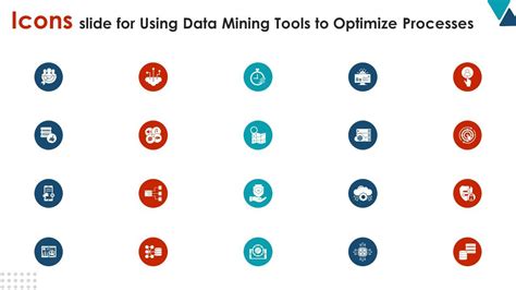 Icons Slide For Using Data Mining Tools To Optimize Processes Ai Ss V
