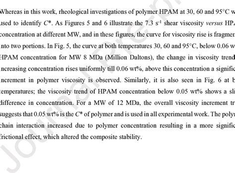 A Criterion For Polymer Critical Overlap Concentration Download Scientific Diagram