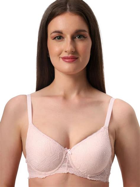 Peach Lace Contrast Designer Bra At Rs 299piece In Mumbai Id