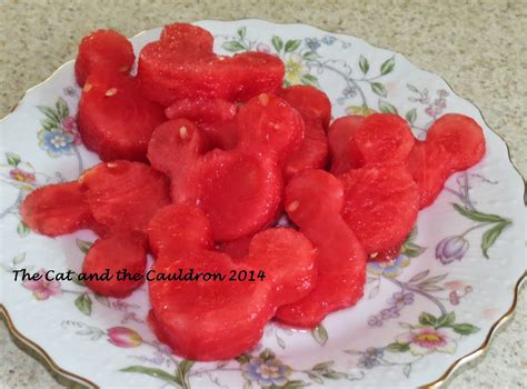 The Cat And The Cauldron Mickey Mouse Watermelon Snacks