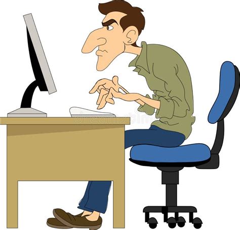 Programmer Stock Vector Illustration Of Designer Computer 41573344