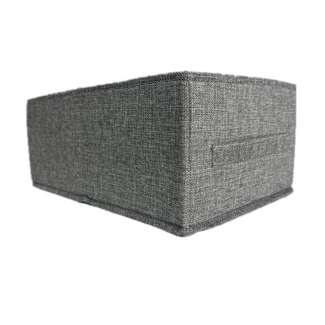 Короб для хранения, серый, 41х24х17 см, органайзер для хранения вещей
