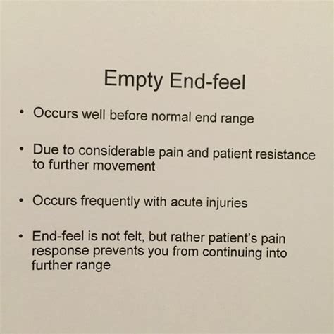 Msk End Feels Rom Mmt Capsular Patterns Openclosed Pack