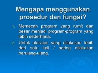 Algoritma Prosedur Dan Fungsi PPT