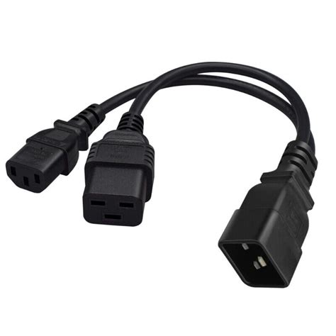 C Male To C C Female Comb Power Converter Adapter Cable Cord A V EBay