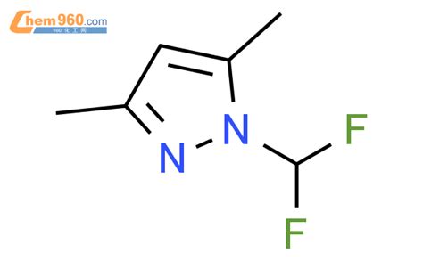 956477 62 6 1 二氟甲基 3 5 二甲基1h吡唑cas号 956477 62 6 1 二氟甲基 3 5 二甲基1h吡唑中英文名 分子式 结构式 960化工网