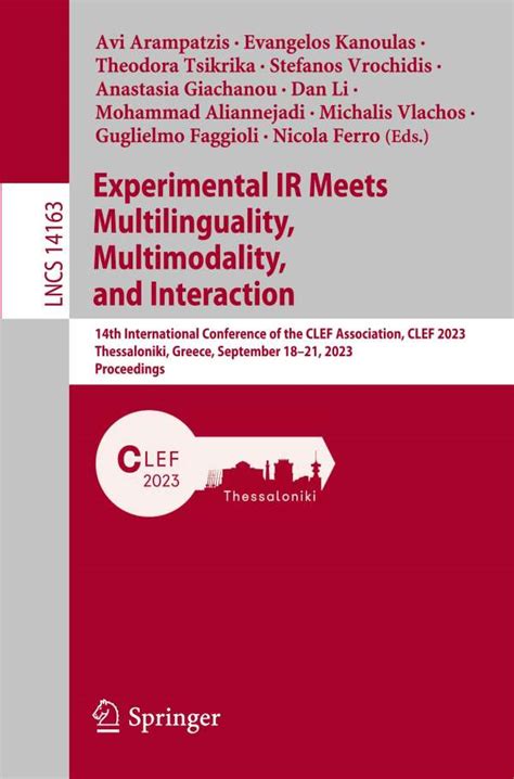Experimental Ir Meets Multilinguality Multimodality And Interaction Buch Jpc