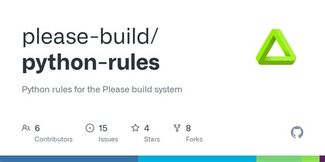 Issues · Please Buildpython Rules · Github