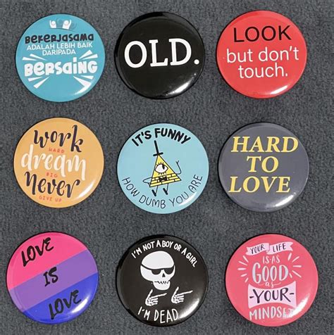 custom button pin badge create your own button pinback for brands or