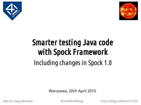 Smarter Testing Java Code With Spock Framework Speaker Deck