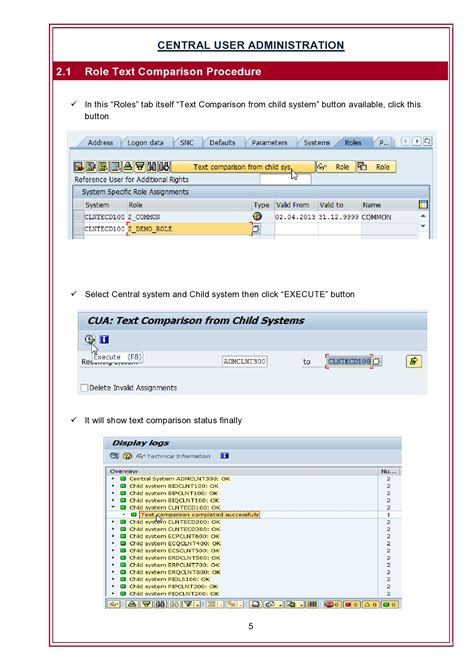 Central User Administrator Cua Sap Community