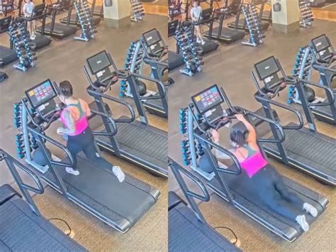 WATCH Woman Has Pants Ripped Off On Treadmill