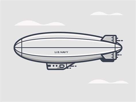 Dribbble N Class Blimp  By Scott Tusk