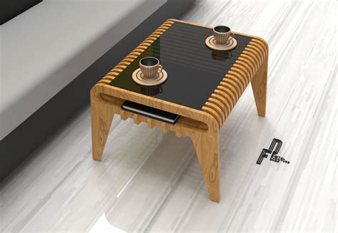 Coffee Table Parametric Cofee Table Digital Furniture Easy Assemble Diy Cnc Ready Cutting Files