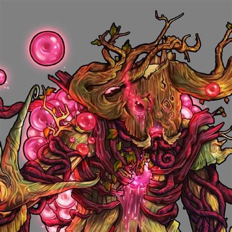 Feywildfolio The Corrupted Treant Is Finished See The Facebook