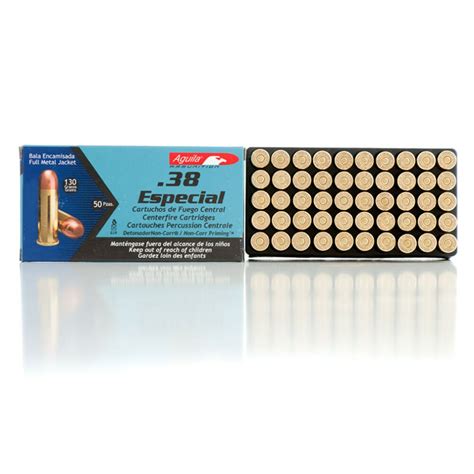 Aguila 38 Special 130 Grain Fmj 50 Rounds Fc 640420003146