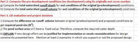 Use Nrcs Curve Number Method To Estimate The Runoff