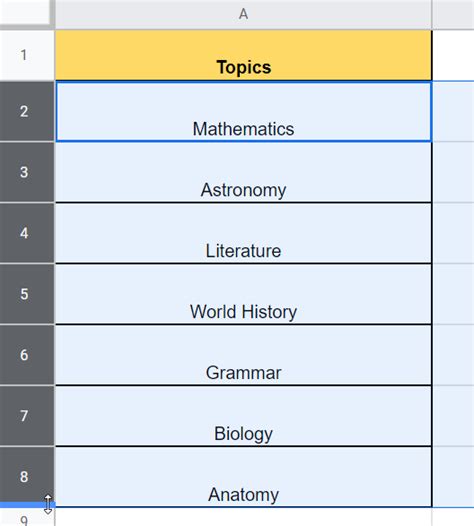 How To Resize Rows In Google Sheets Sheets For Marketers