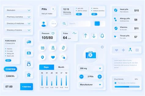 Premium Vector Neumorphic User Interface Elements Mobile App Ui