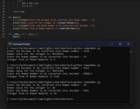 Roman Number Conversion Devpost
