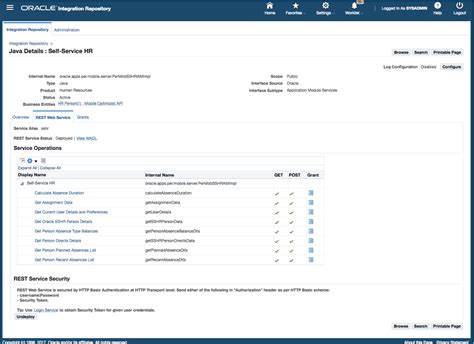Use A Java Rest Service Of Application Module Service Subtype As An Invoke Target Connection