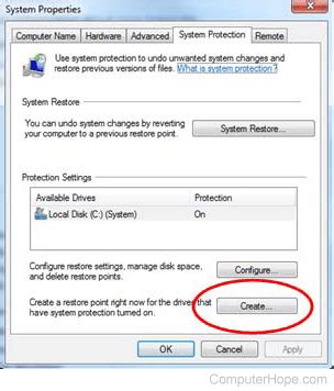 SkinPackTheme For WindowsHow To Create A Windows Restore Point