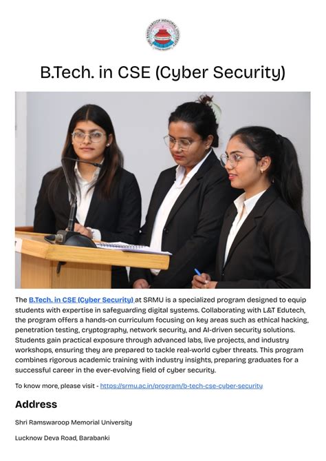 Ppt Btech In Cse Cyber Security Powerpoint Presentation Free