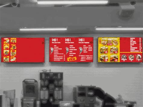 Animated Digital Signage Menu Board Upwork