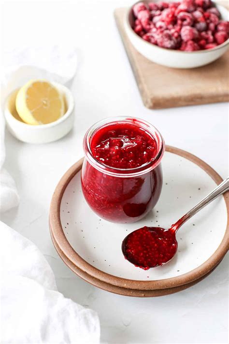 Easy Raspberry Compote Sauce A Nourishing Plate