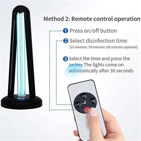 Uv 살균 휴대용 가정 살인 박테리아 램프 미국 플러그