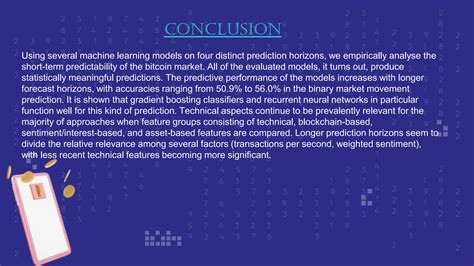 Bitcoin Price Prediction Using Various Machine Learning Techniques Ppt