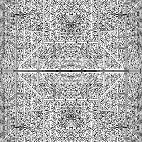 Abstract Construction Structure Vector Illustration Isolated On White Background Stock Vector