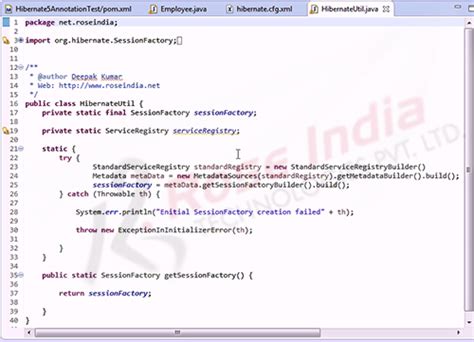 Hibernate 5 Annotation Example